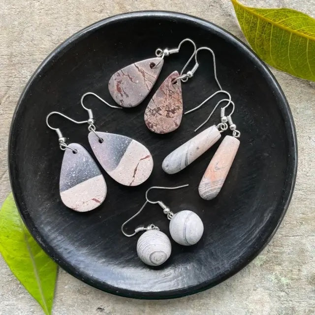 Sterling Silver Soapstone Earrings – Women of the Cloud Forest